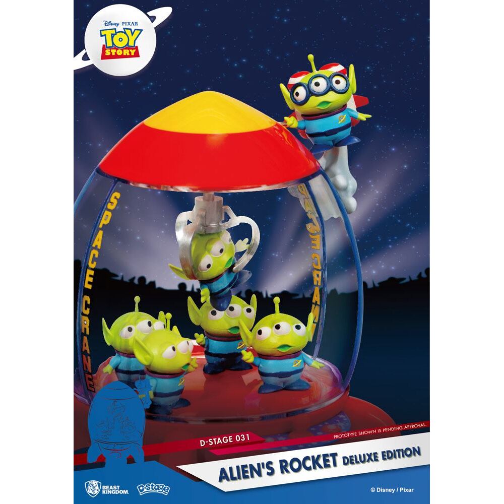 Toy Story diorama PVC D-Stage Alien's Rocket Deluxe Edition 15 cm
