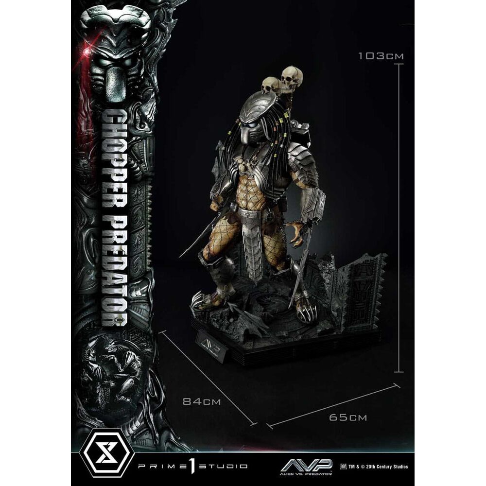 The Alien vs. Predator Museum Masterline Series 1/3 Chopper Predator 103 cm